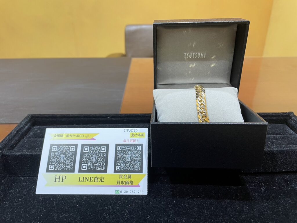 喜平 キヘイ K18 ﾌﾞﾚｽﾚｯﾄ 買取 | 仙台Parco 本館7F 大黒屋